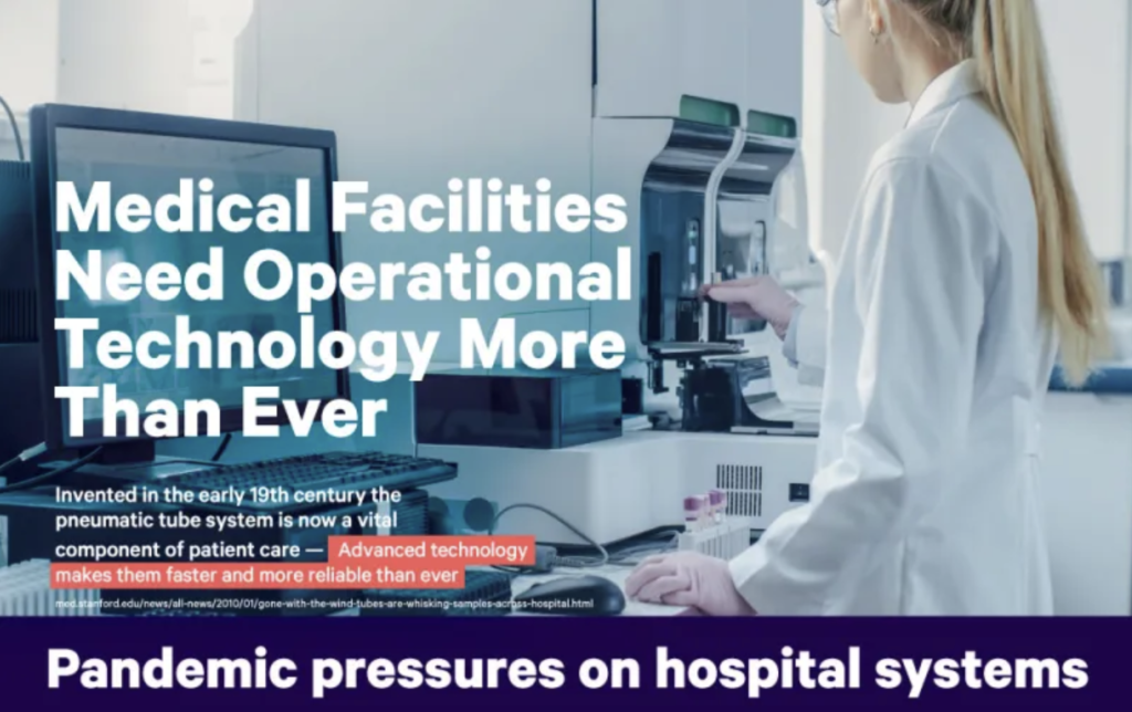 Tube Systems Increasing Hospital Efficiency - The Daily MBA